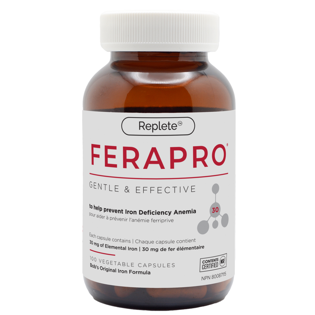 FERAPRO® 30 | Low-Dose Iron Supplement for Prevention & Sensitive Stomachs – Replete Labs